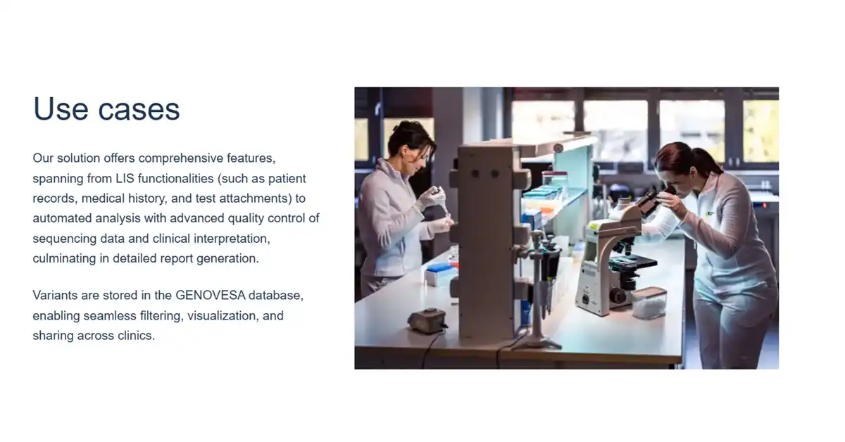 Use cases | GENOVESA